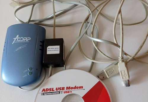 Модем adsl Acorp Sprinter usb