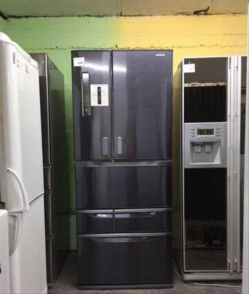 Холодильник бу Toshiba со льдом 6 дверей