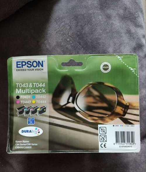 Набор оригинальных картриджей C13T04324010 Epson