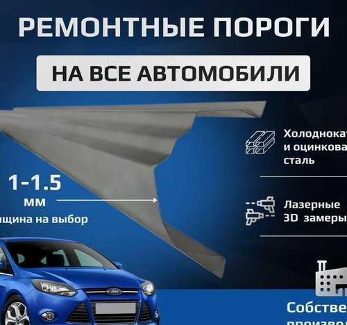 Пороги ремонтные Fiat Doblo