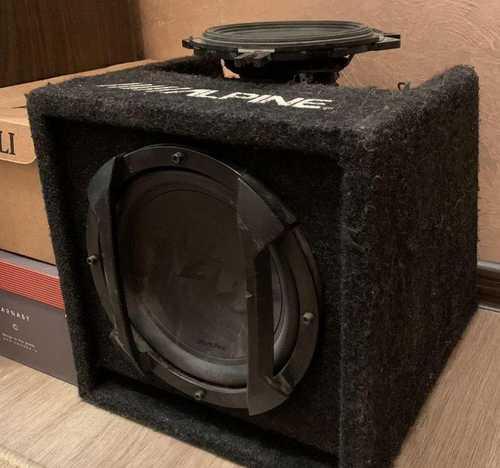 Сабвуфер alpine swe 815