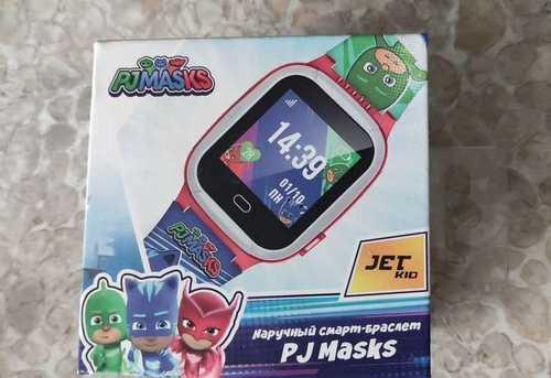 Детские умные часы JET KID PJ Masks, синий/красный
