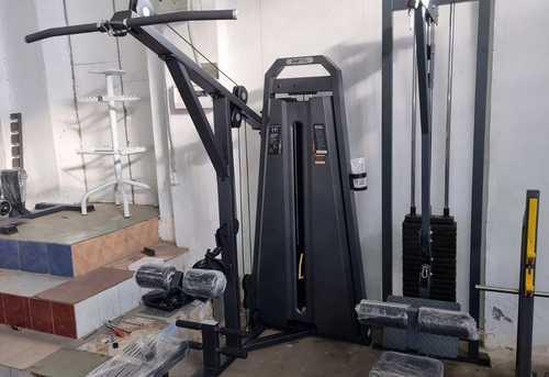 Тяга сверху/Гребная тяга (Pulldown/Low row). Стек