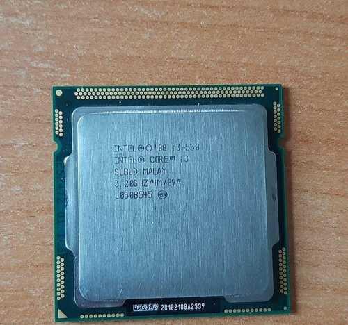 Процессор intel core i3 550