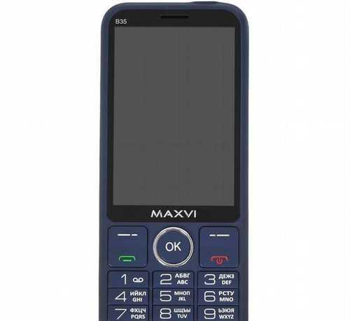 Сотовый телефон Maxvi B35 синий