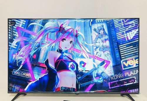 Стильный огромный SMART TV novex 165см 4K HDR