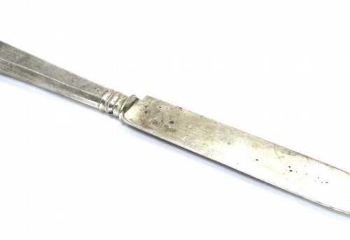 Антикварный серебряный нож 84 пробы