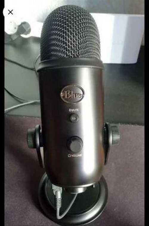 Студийный микрофон blue yeti blackout