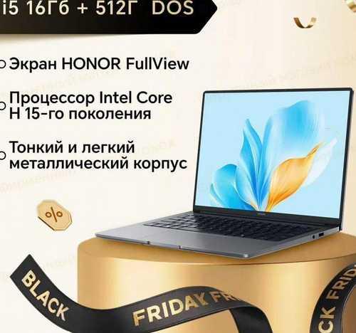 14" HONOR Magicbook X14, Core i5, RAM 16 ГБ, 512 ГБ, Intel UHD Graphics