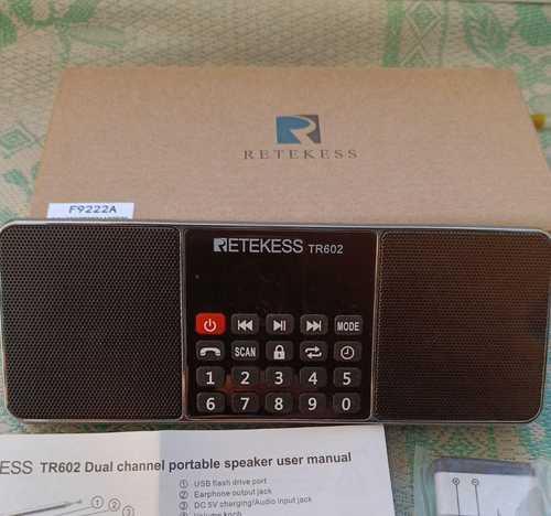 Радиоприемник. retekess TR602
