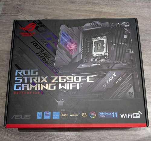 Материнская плата Asus rog z690 e gaming wifi