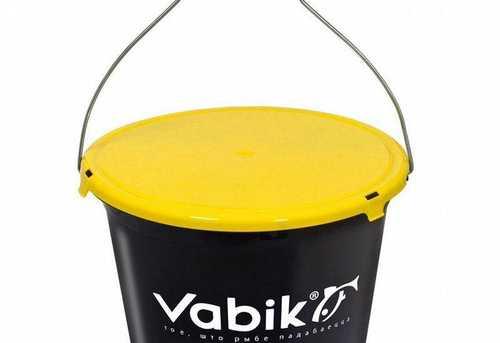 Ведро для прикормки Vabik PRO Black 13л без крышки