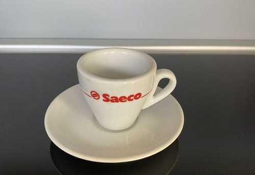 Чашка с блюдцем кофейная эспрессо