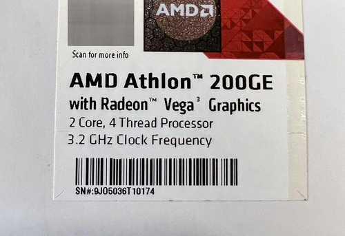 Amd Athlon 200ge box