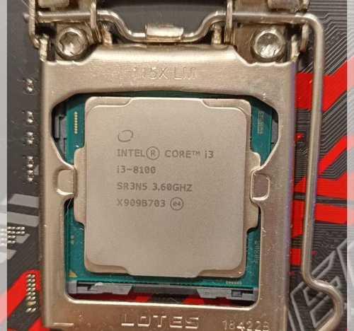 Процессор intel core i3 8100