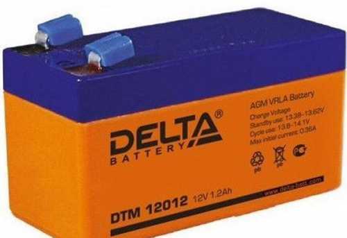 Акб (12V/1,2Ah) delta DTM 12012