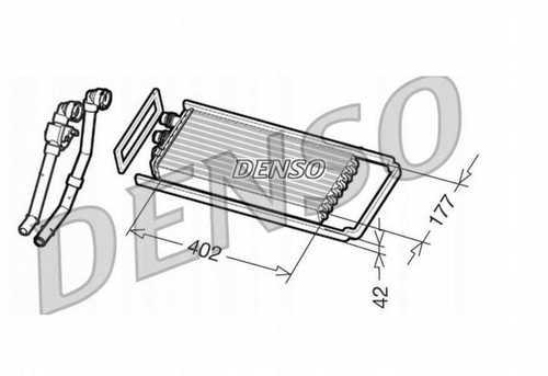 Новый радиатор печки из Европы denso DRR12101