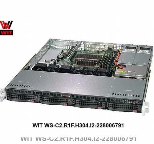 Сервер Supermicro WIT WS-C2.R1F.H304.I2-228006791