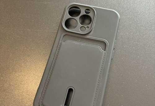 Чехол iPhone 13 Pro с картхолдером