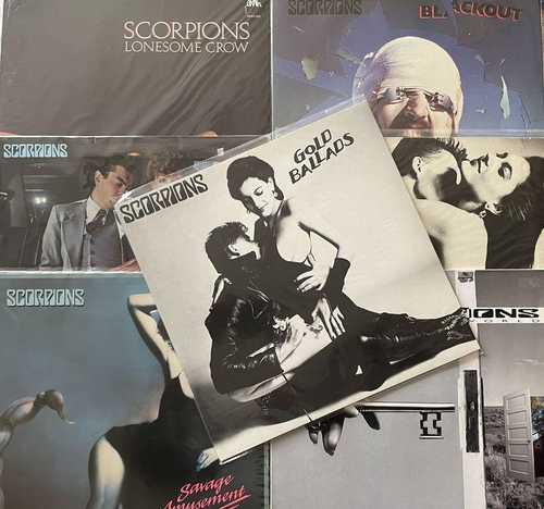 Scorpions импортные пластинки