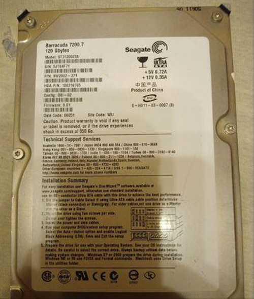 Жесткий диск Barracuda 7200.7