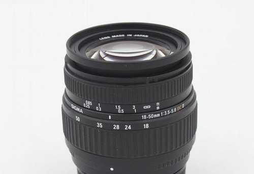 Объектив Sigma 18-50 mm f/ 3.5-5.6 DC Nikon F
