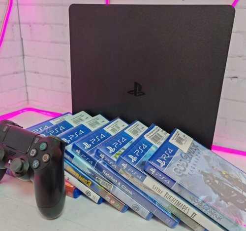 Игровая приставка PS4 Slim 500gb SSD