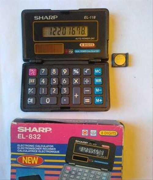 Карманный калькулятор sharp