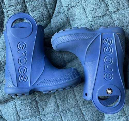 Crocs c8 резиновые сапоги