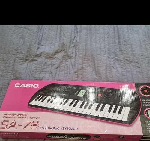 Синтезатор casio sa78 детский