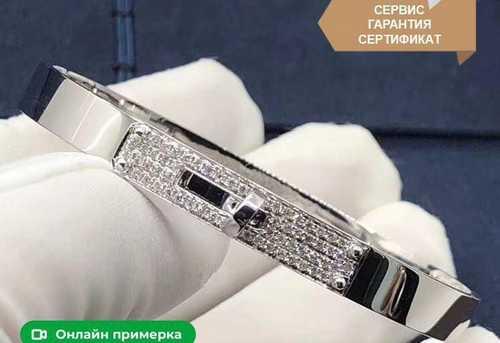 Браслет Hermes Kelly из белого золота 0,33 ct