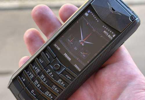 Vertu Ascent X Knurl Pure Black рифленный титан