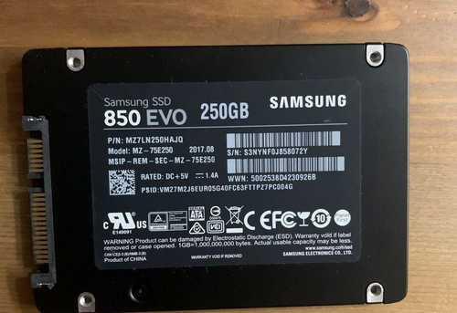 SSD Samsung 850 evo 250gb