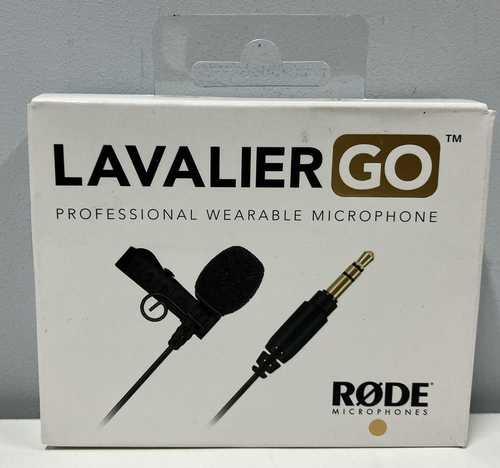 Новый Микрофон rode Lavalier GO черный