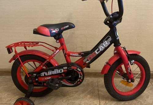 Велосипед детский 14 oscar turbo Black-Red