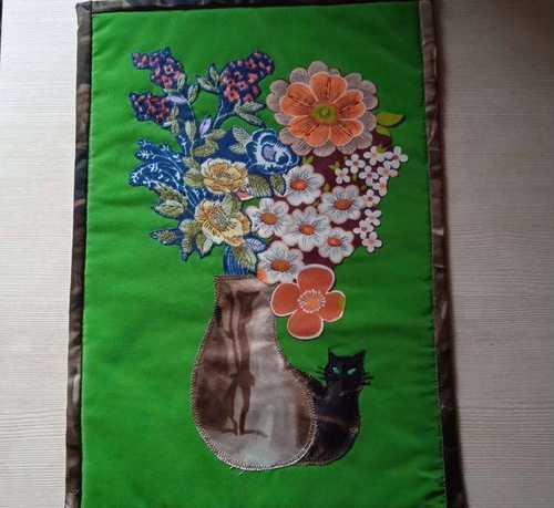 Картины из ткани, апликация