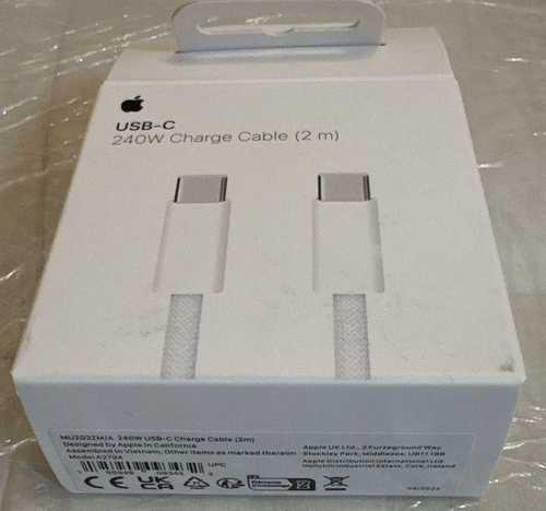 Кабель usb type c Apple 2m