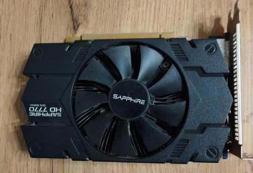 Видеокарта sapphire 7770