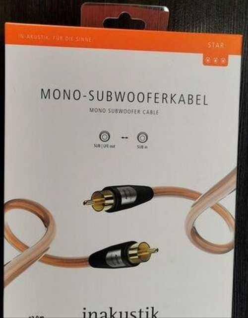 Кабель сабвуферный inakustik Star Audio Cable 12 м