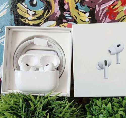 Беспроводные наушники Apple airpods pro 2 premium type c  чехол (Арт.63882)