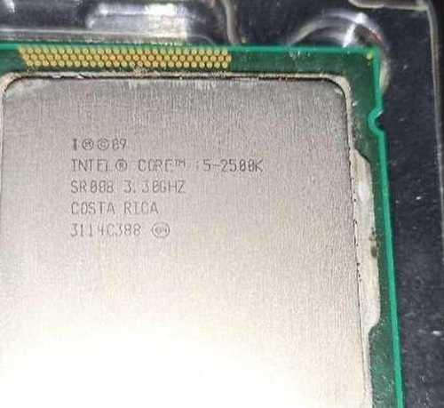 Процессор Intel 2500k + мать asus p8p67 m-pro