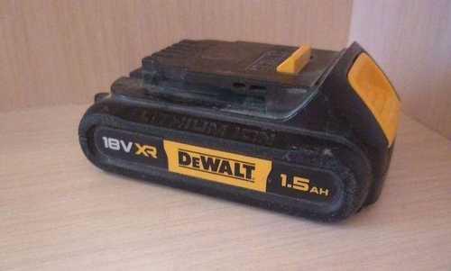 Аккумулятор DeWalt 18v 1.5ah