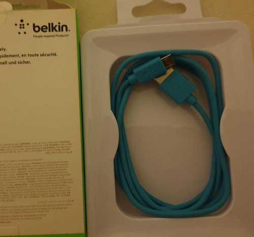 Belkin кабель micro usb 1,2м новый