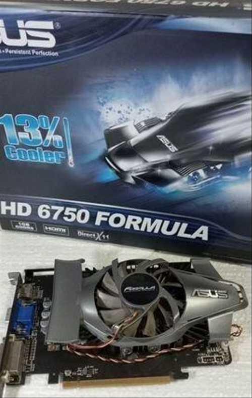 Видеокарта Asus Radeon HD6750 Formula 1Gb
