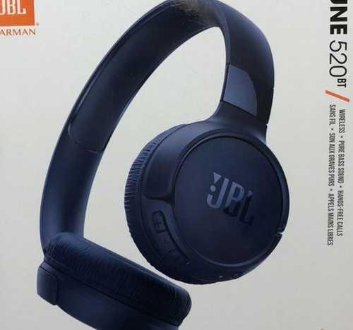 Беспроводные наушники JBL Tune 520bt (blue)