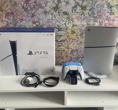 Sony playstation 5 ps5 с дисководом 2 джойстика