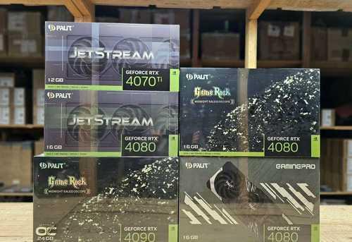 Видеокарты palit RTX 4070 ti /4080/4090