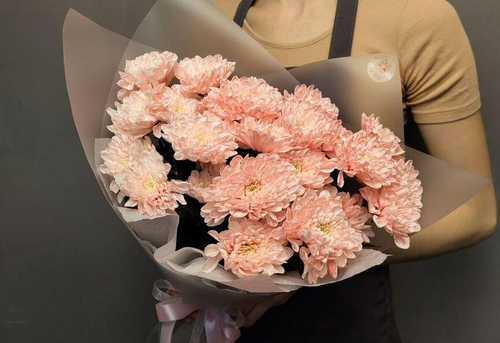 Букет розовой Хризантемы Реальная цена