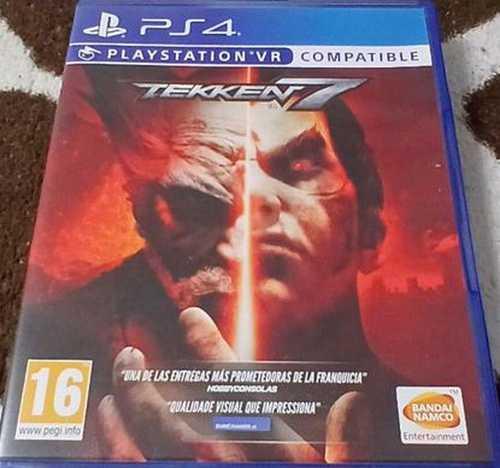 Tekken 7 ps4 диск