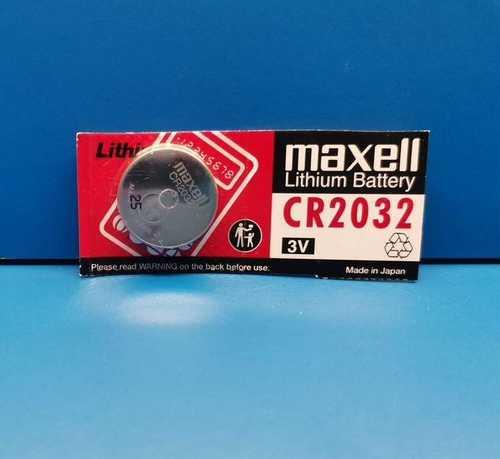 Батарейка круглая Maxell CR 2032 (#1237)